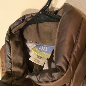 Isis | Jackets & Coats | Vintage Brown Down Puffer Vest | Poshmark